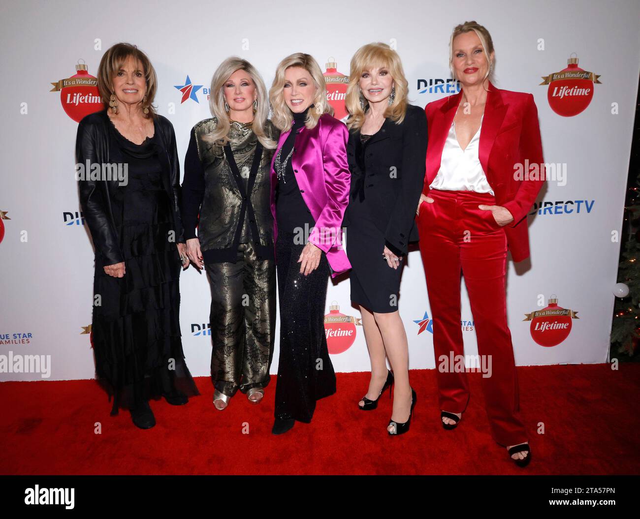 BEVERLY HILLS, CA 0 NOVEMBER 28: Linda Gray, Morgan Fairchild, Donna ...