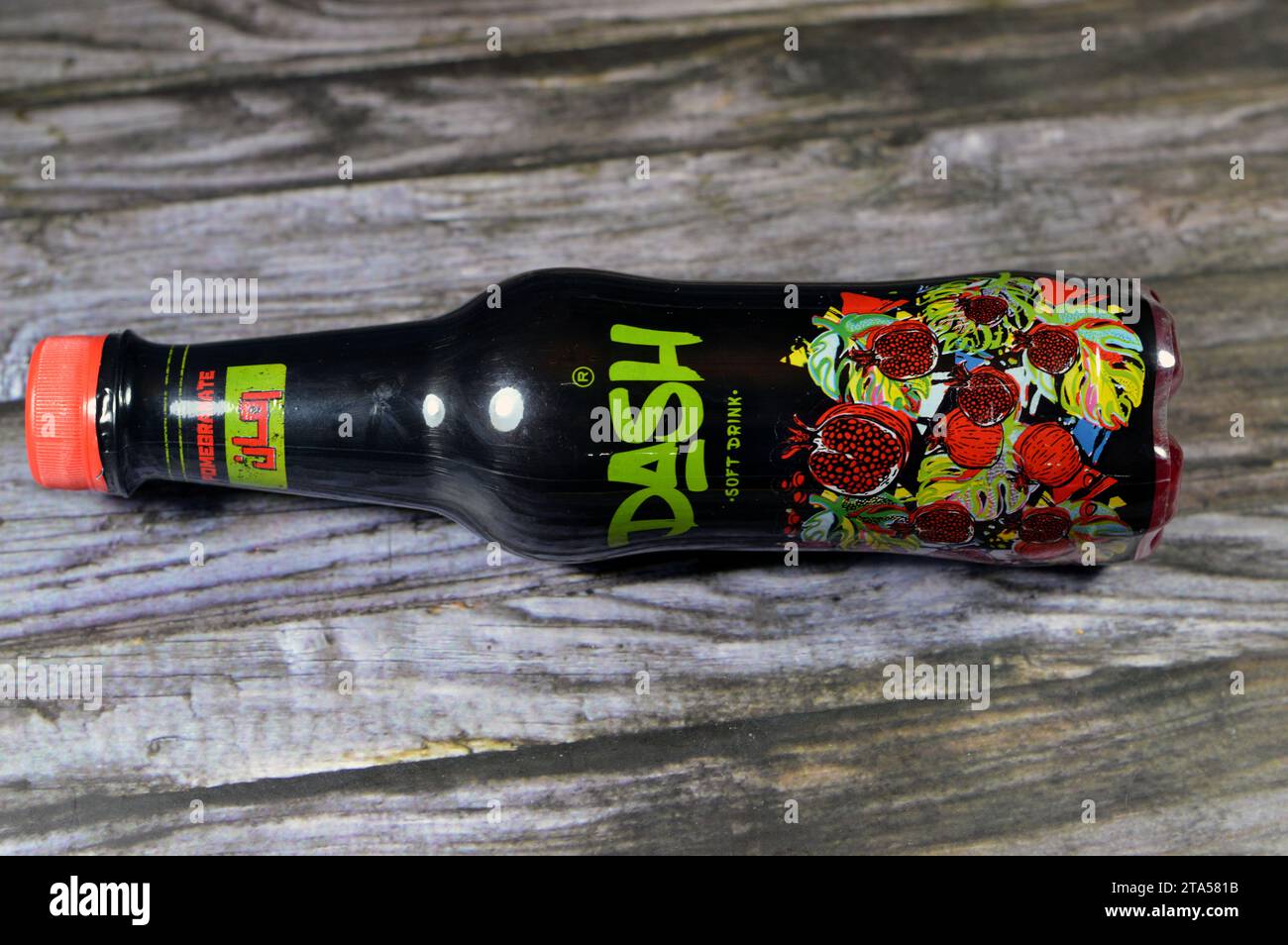 Cairo, Egypt, November 24 2023: Dash soda drink fruit flavored ...
