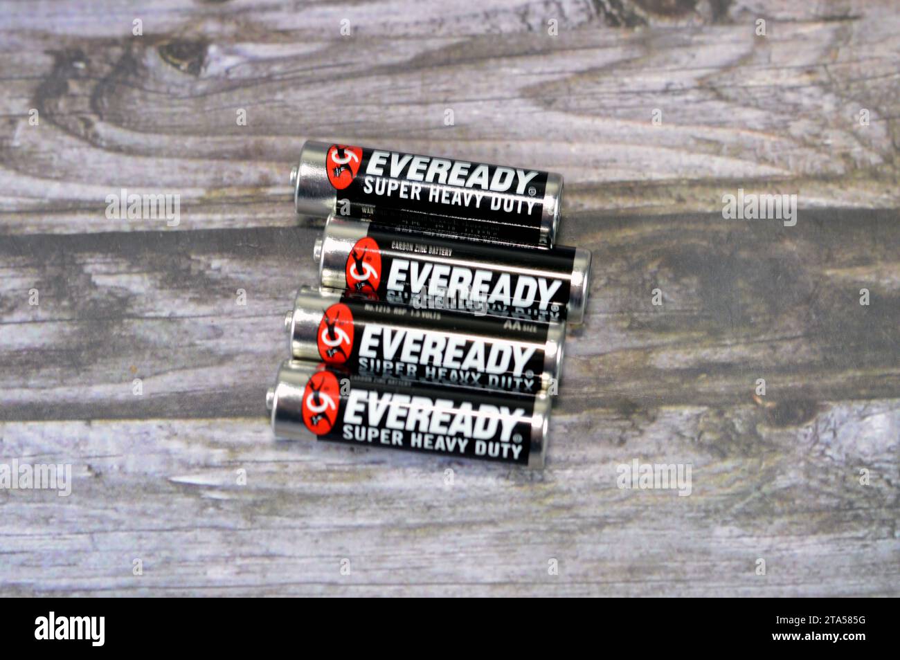 Cairo Egypt, November 6 2023: Eveready super heavy duty longer lasting ... Cairo Egypt, November 6 2023: Eveready super heavy duty longer lasting ...