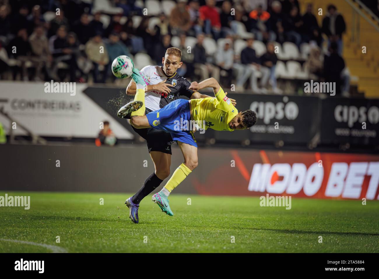 Rafa Mujica, Goncalo Silva during Liga Portugal 23/24 game between SC ...