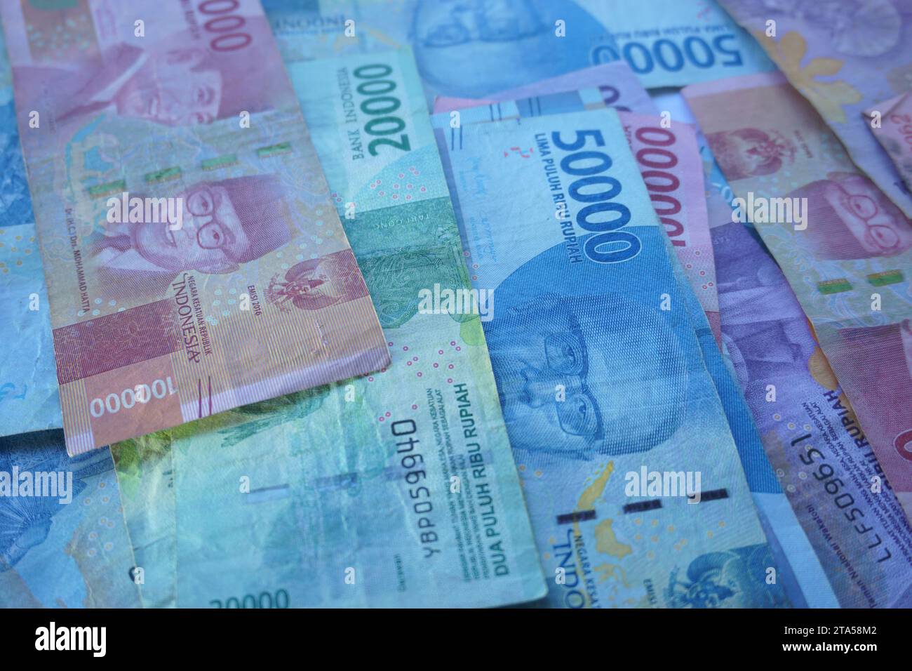 Stock photo of Indonesian rupiah, the official currency of Indonesia ...
