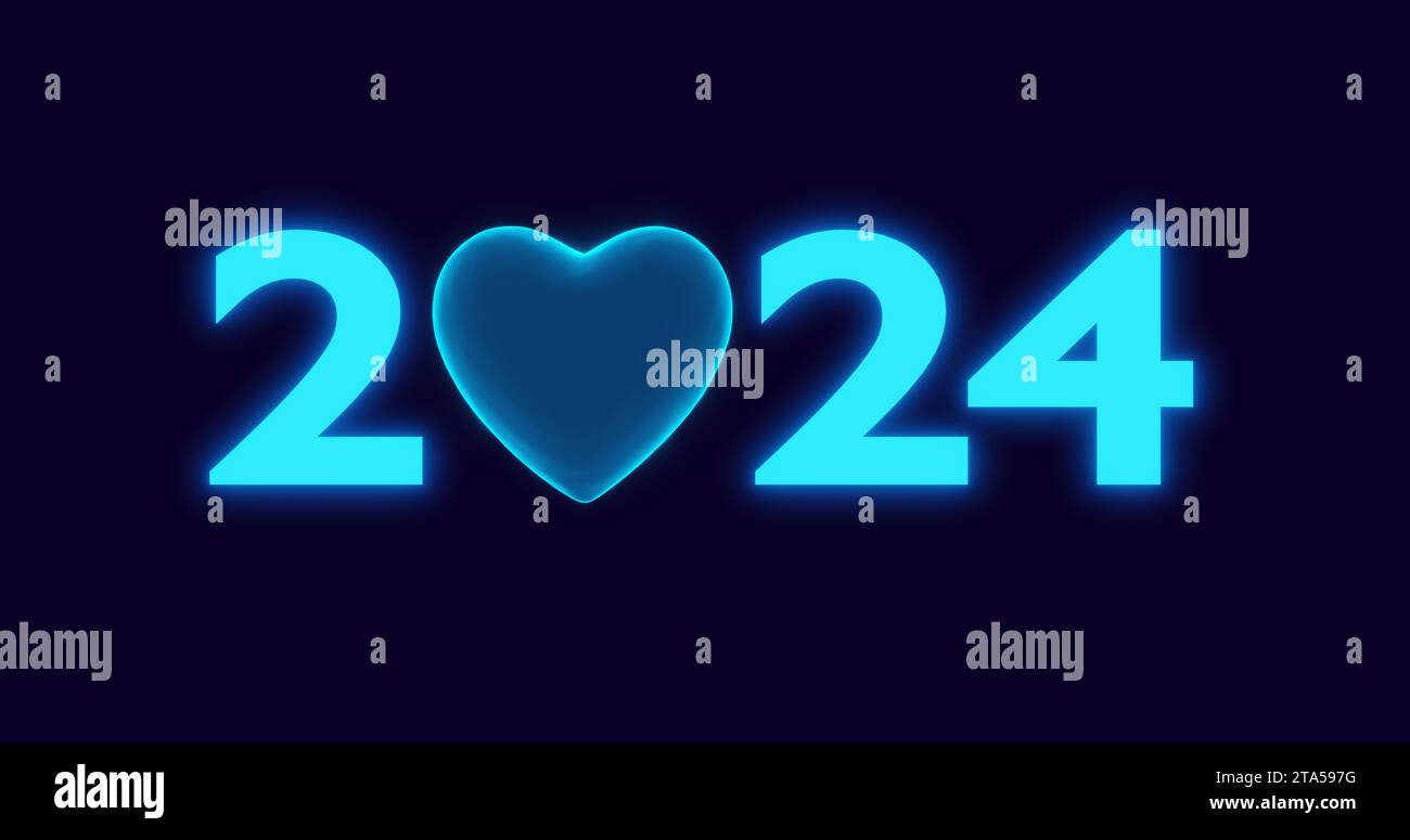 2024 neon hi-res stock photography and images - Alamy