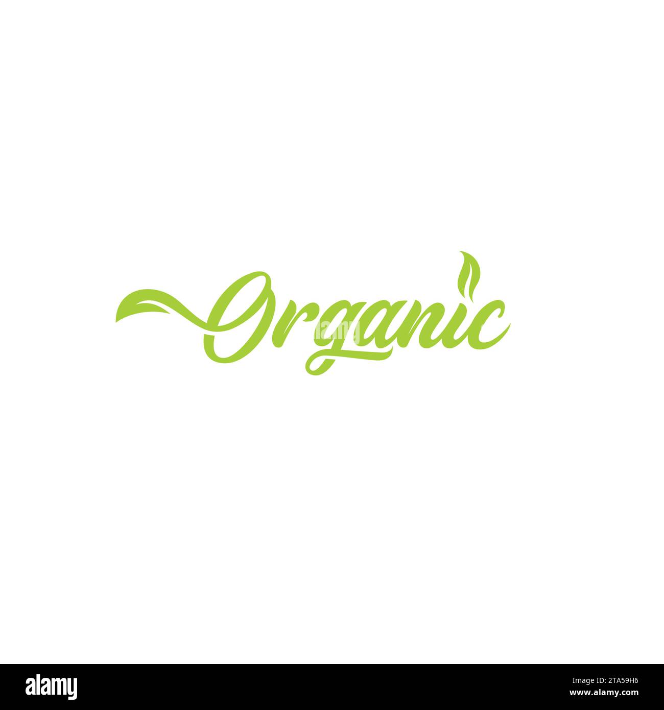 Organic Lettering Logo Symbol. Organic Icon Stock Vector Image & Art ...