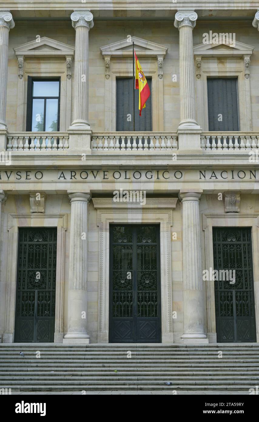 National Archaeological Museum located in Madrid, Spain Stock Photo - Alamy