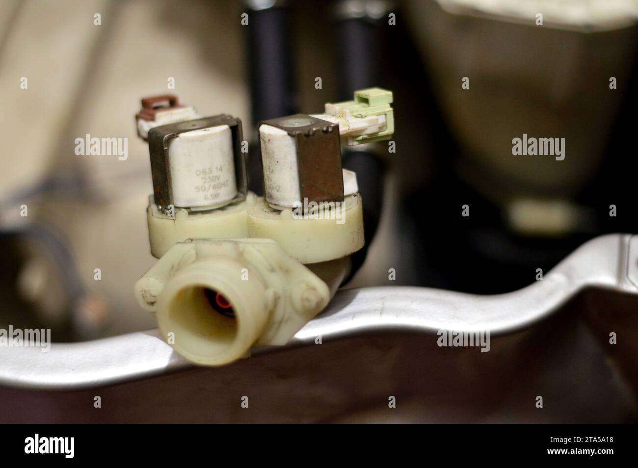 Inlet water valve of automatic electric washing machine that need to be ...