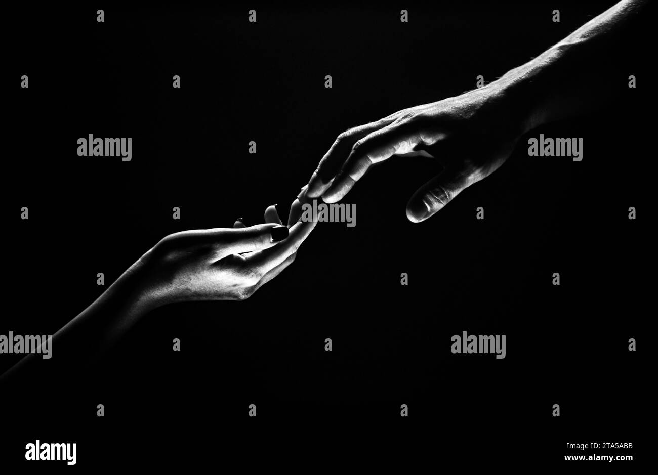 Hands at the time of rescue. Tenderness, tendet touch. Friends greeting ...