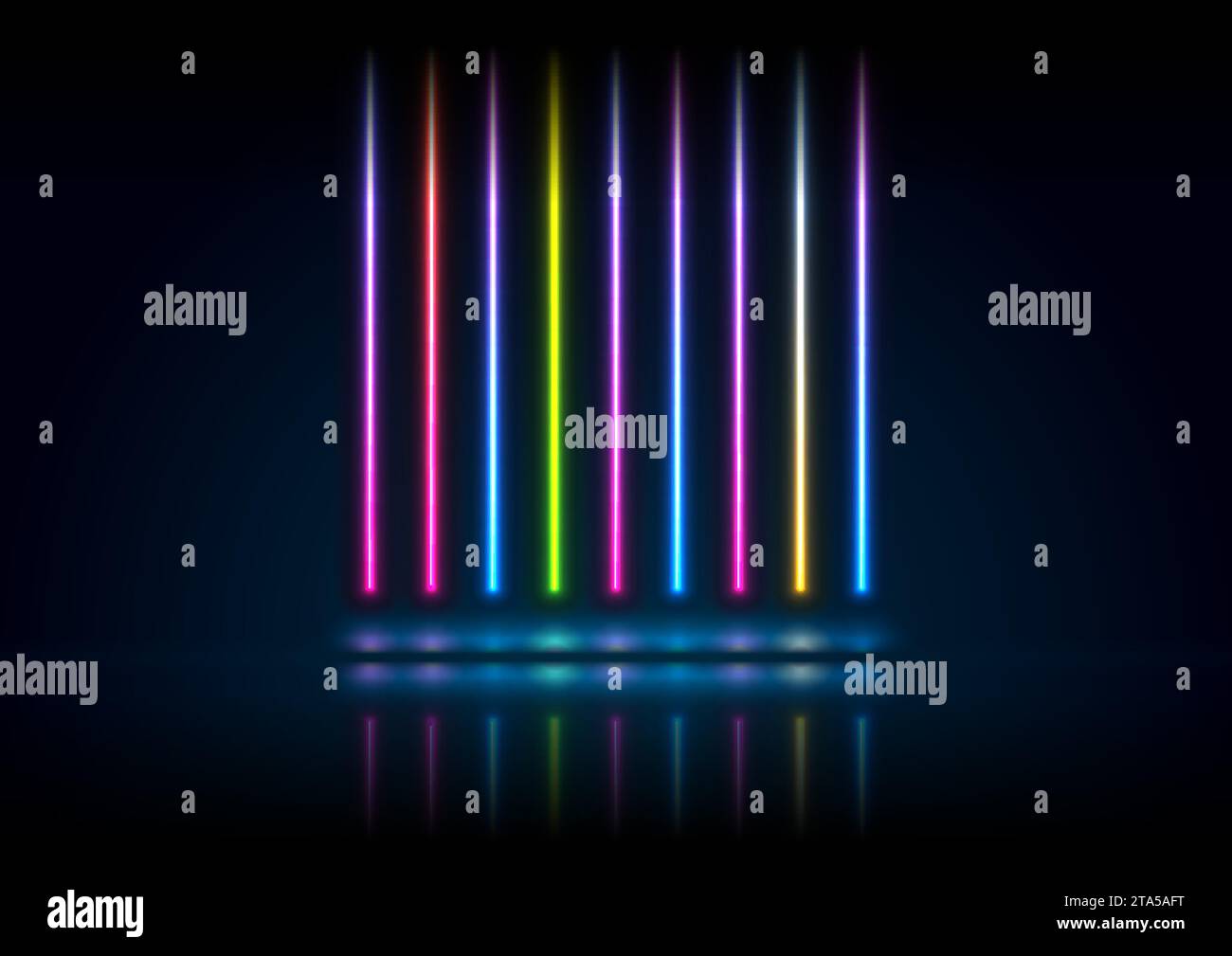 Colorful neon lines abstract technology background. Futuristic glowing ...