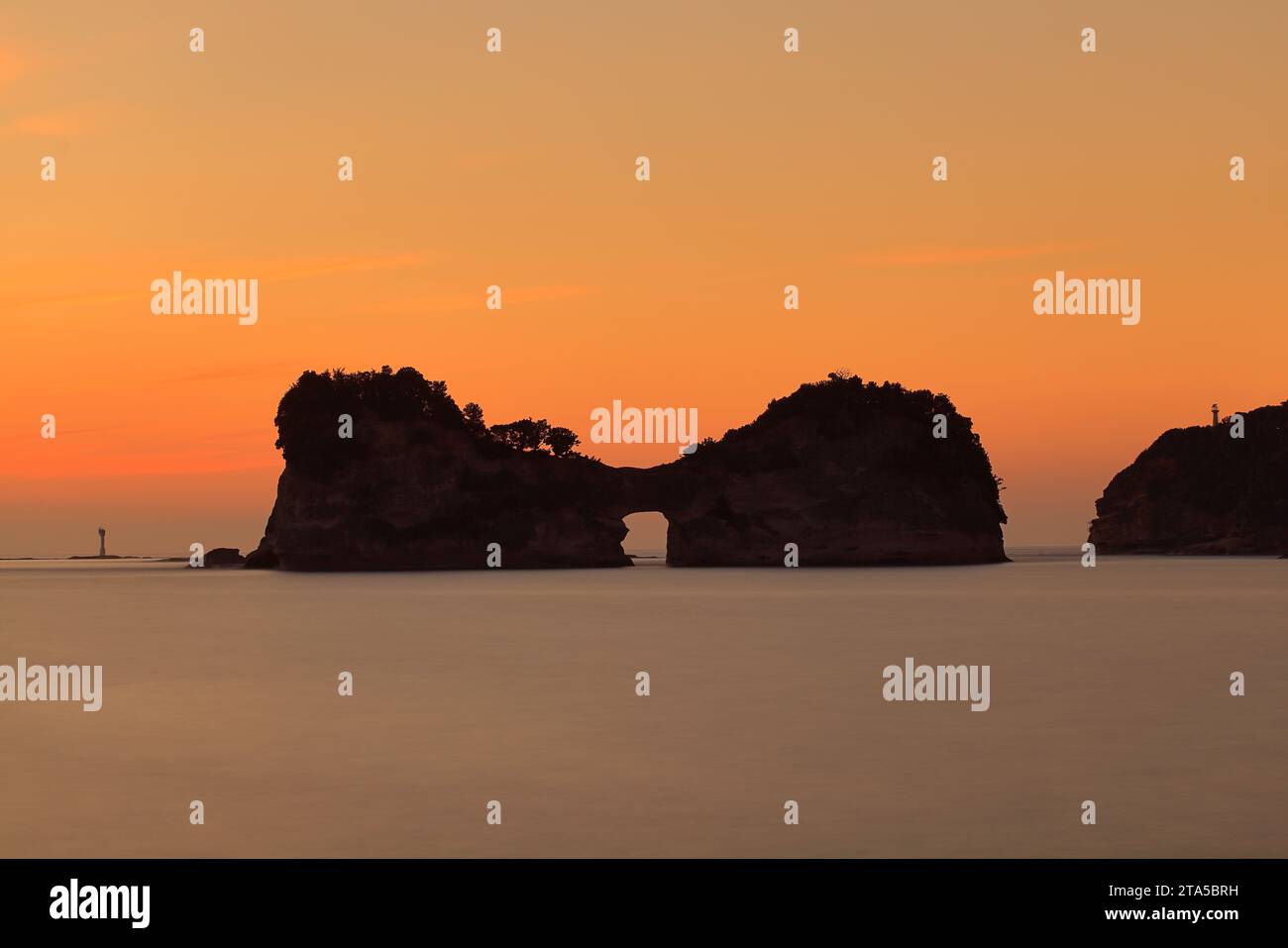 Engetsu island near Shirahama, Nishimuro District, Wakayama, Japan ...