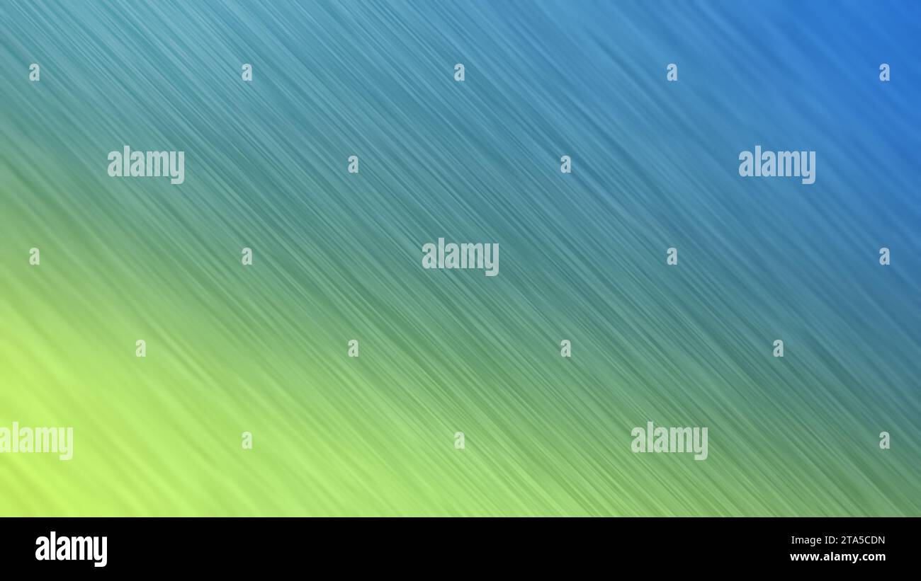 Diagonal yellow to light green to blue color gradient lines. Abstract ...