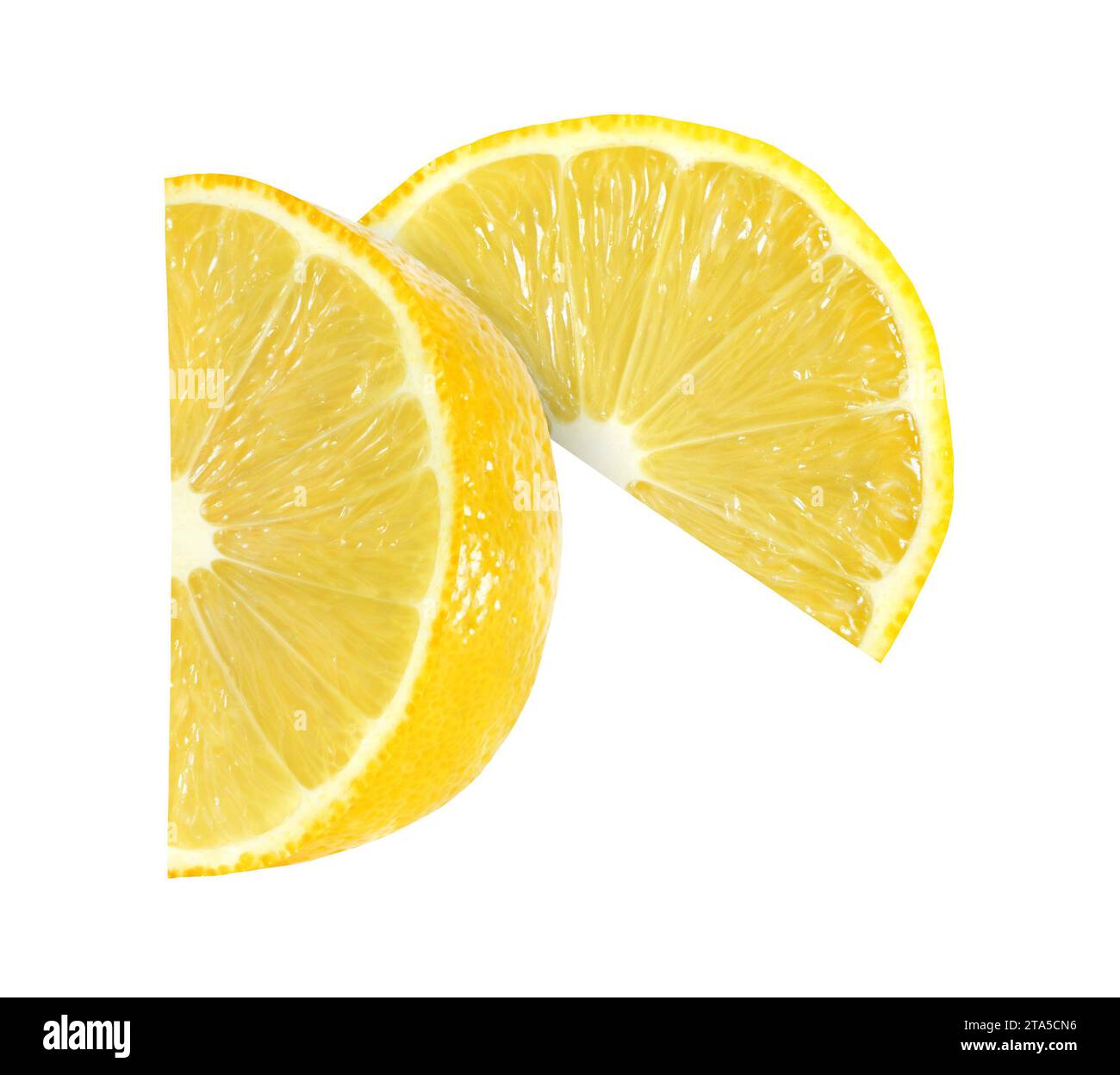 lemon fruit slices isolated on a white background with clipping path Stock Photo - Alamy