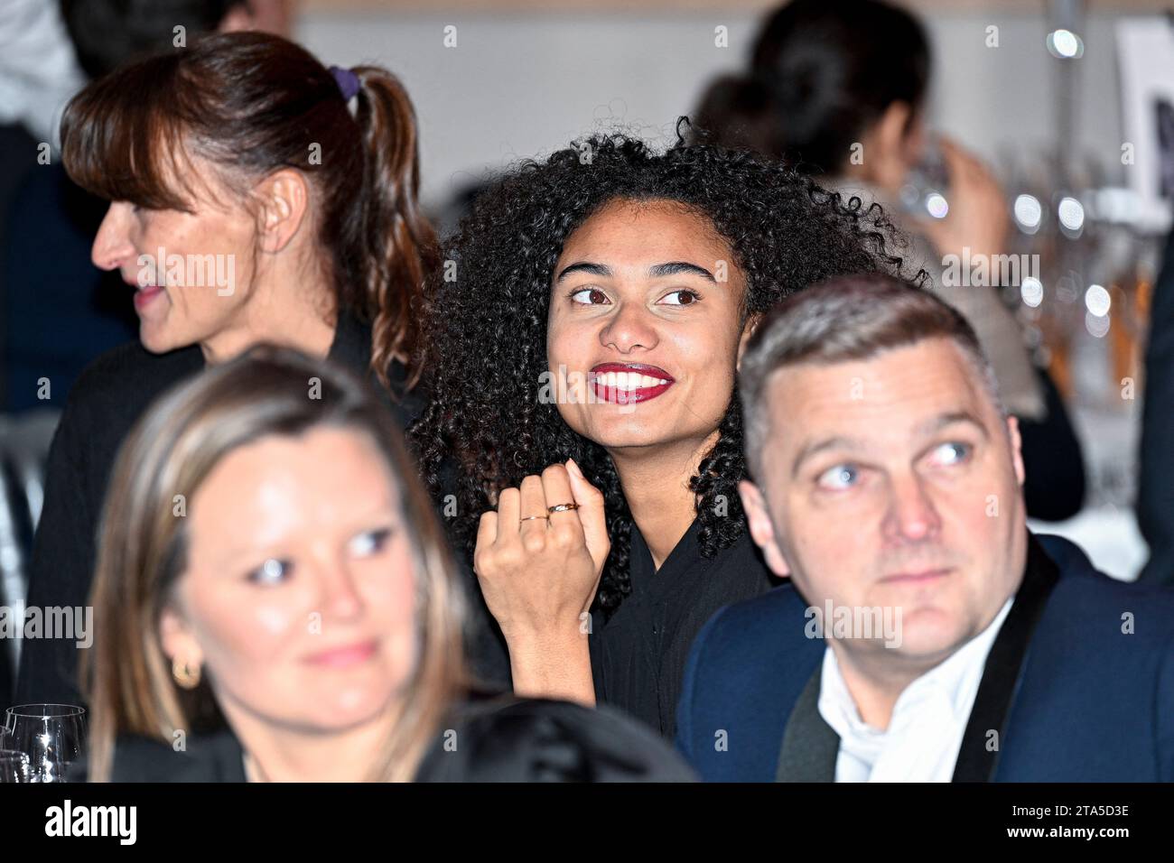 Paris, France. 28th Nov, 2023. Eve Yema Wembanyama sister of Victor at ...