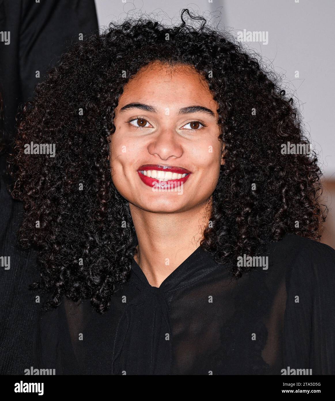 Paris, France. 28th Nov, 2023. Eve Yema Wembanyama sister of Victor at ...