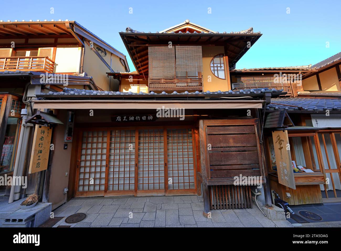 Traditional buildings near Kiyomizu-dera temple, a Buddhist Temple in ...