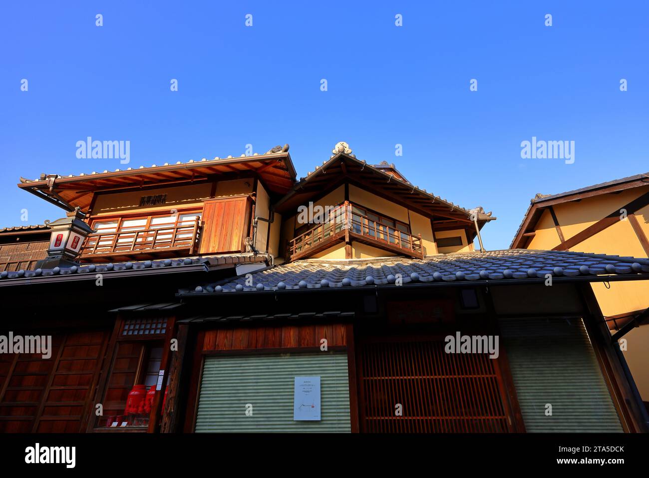 Traditional buildings near Kiyomizu-dera temple, a Buddhist Temple in ...