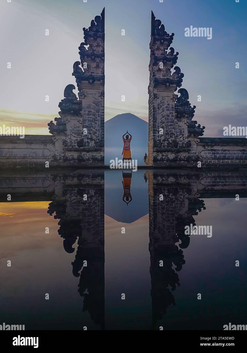 Gates of Heaven Lempuyang Temple Bali Indonesia Stock Photo - Alamy