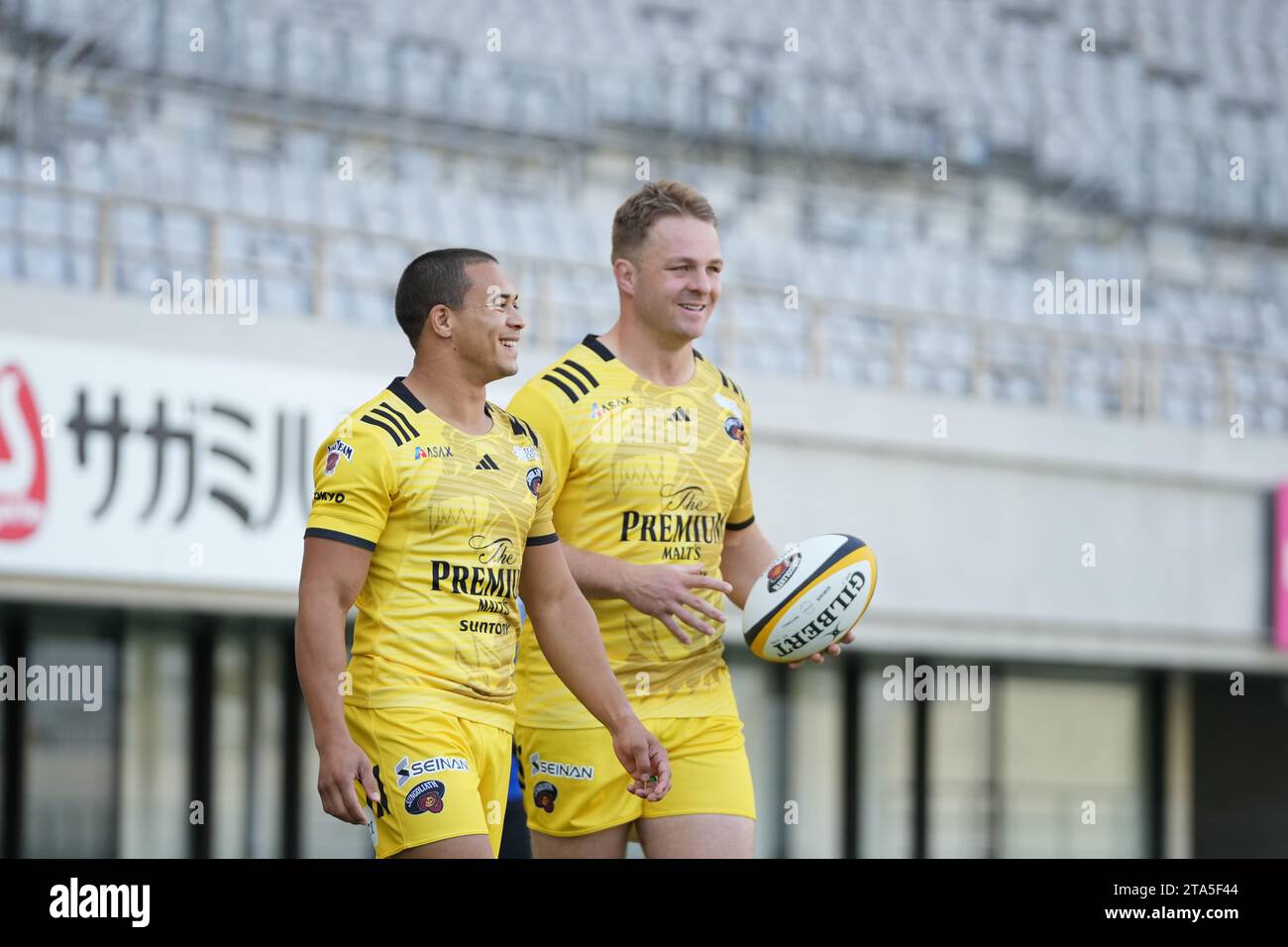 Tokyo, Japan on November 28, 2023. Tokyo Suntory Sungoliath's nwe ...