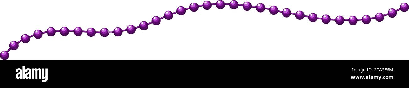 Mardi gras carnival beads. Vector illustration Stock Vector Image & Art ...