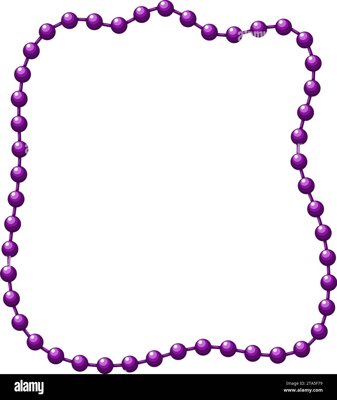 Mardi gras carnival beads. Vector illustration Stock Vector Image & Art ...