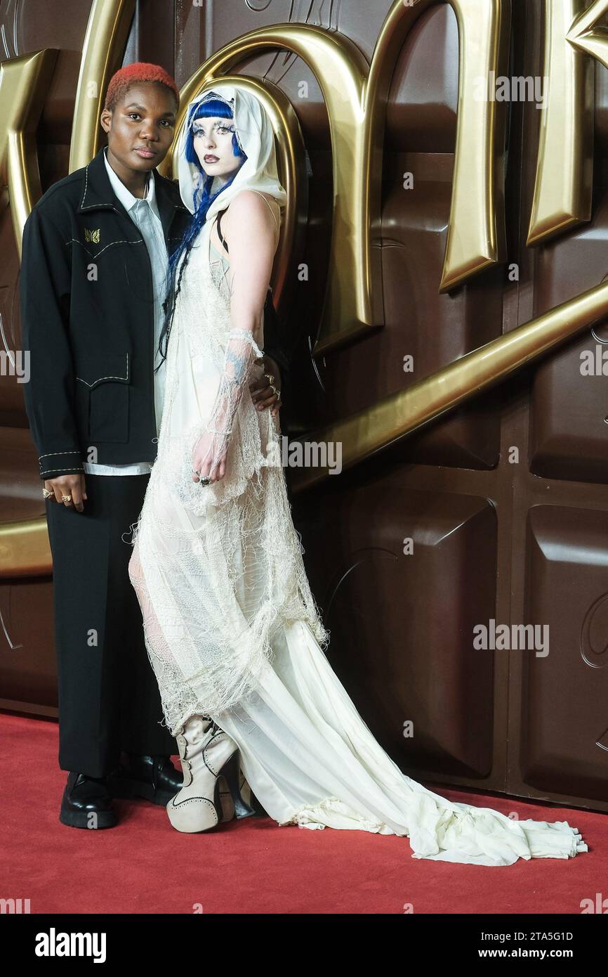 London, UK. Arlo Parks and Ashnikko aka Ashton Casey photographed ...