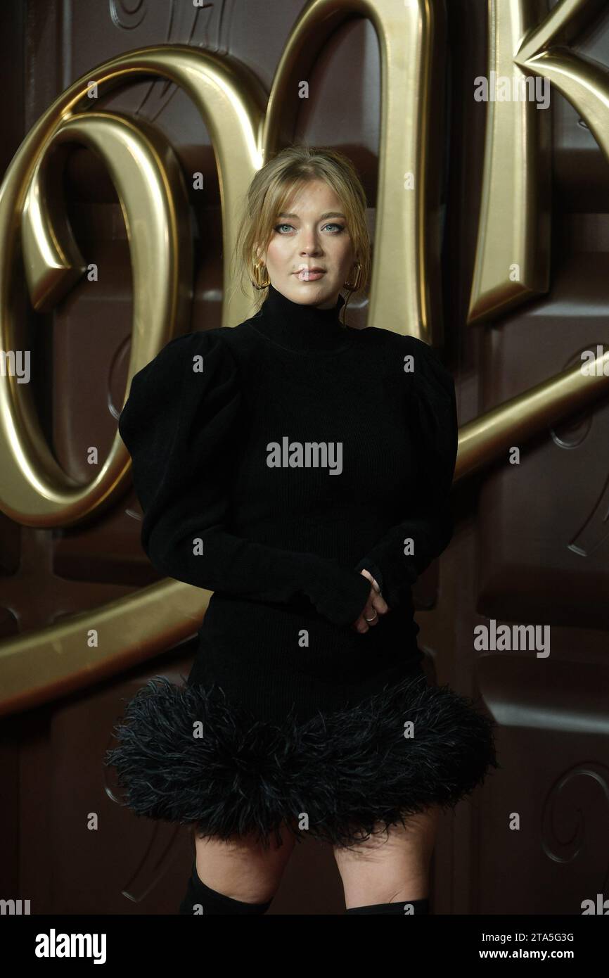 London, UK. Becky Hill photographed attending the World Premiere of ...