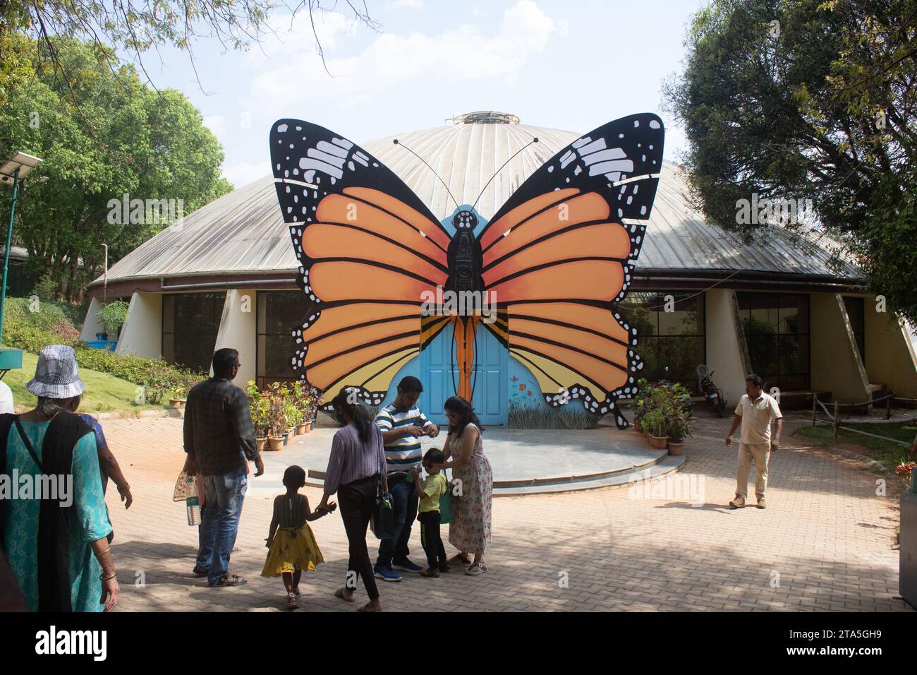entrance of butterfly park in Bannerghatta national park Bangalore zoo ...