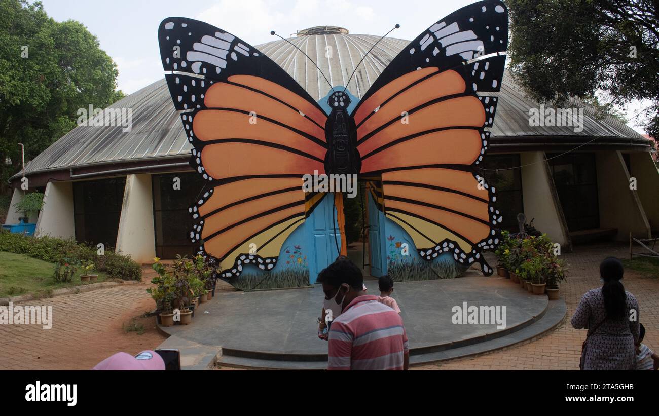 entrance of butterfly park in Bannerghatta national park Bangalore zoo ...