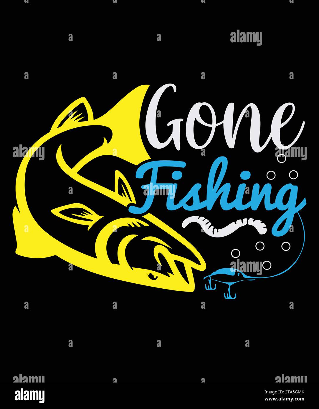 Fishing boat vector art Stock Vector Images - Alamy