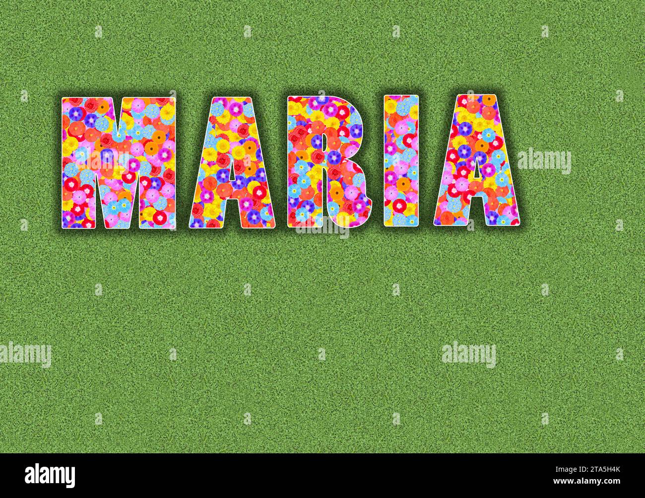 first name Maria, written Stock Photo - Alamy