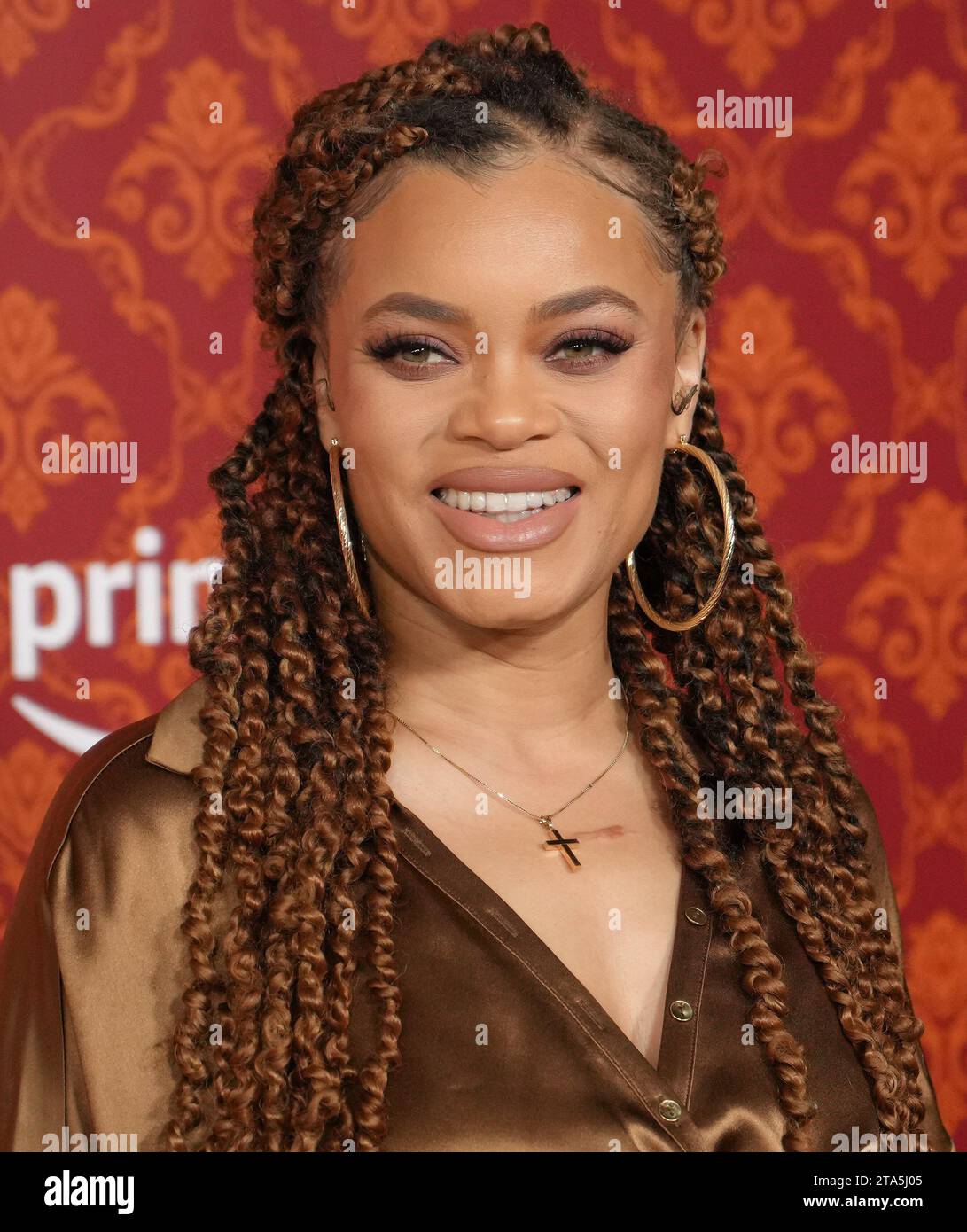Los Angeles, USA. 28th Nov, 2023. Andra Day arrives at the Amazon Prime ...