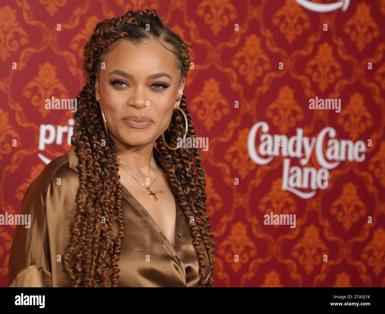 Los Angeles, USA. 28th Nov, 2023. Andra Day arrives at the Amazon Prime ...