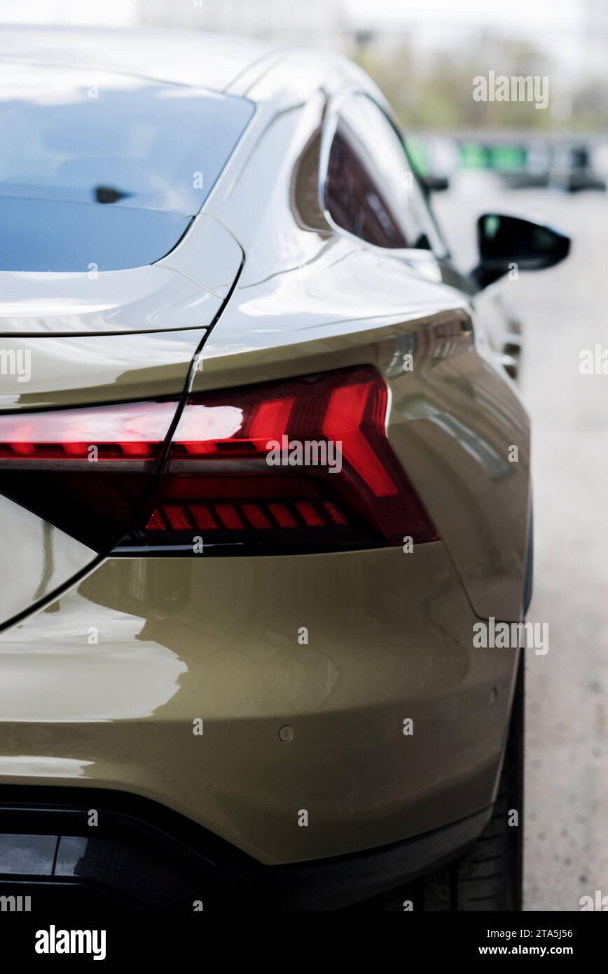 Luxury car rear light closeup. Modern part auto Stock Photo - Alamy