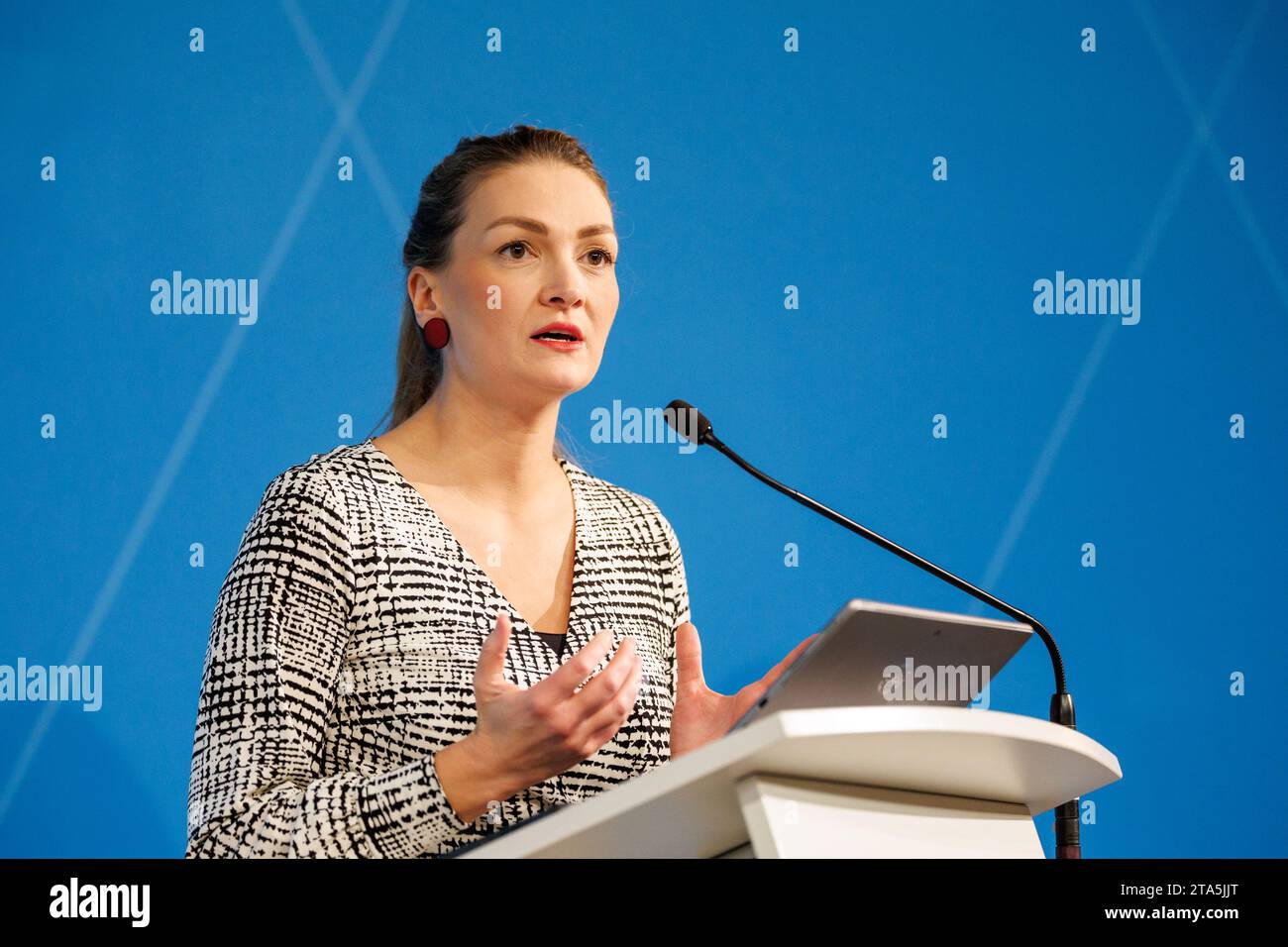 Munich, Germany. 28th Nov, 2023. Judith Gerlach (CSU), Bavarian ...