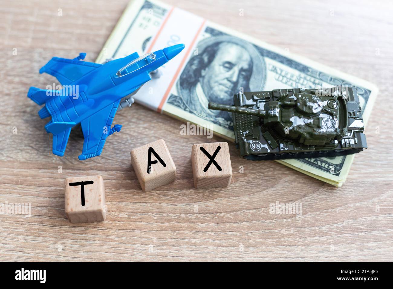 Image of tanks and graphs showing war and defense expenditures tax ...
