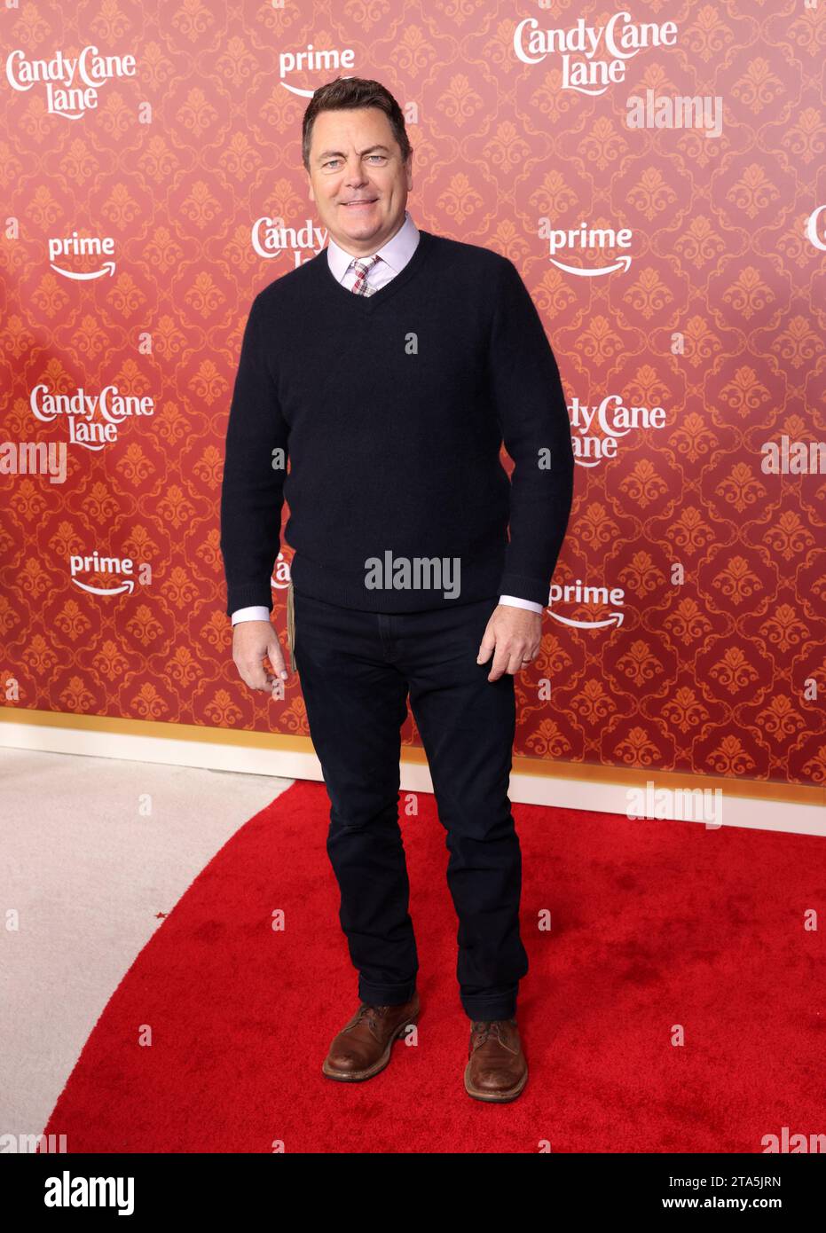 Los Angeles, United States. 28th Nov, 2023. Cast member Nick Offerman ...