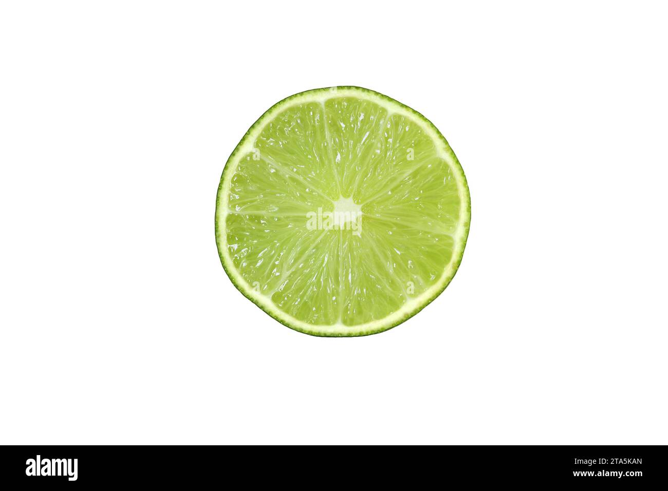 cut lime fruits isolated on white background with clipping path Stock ...