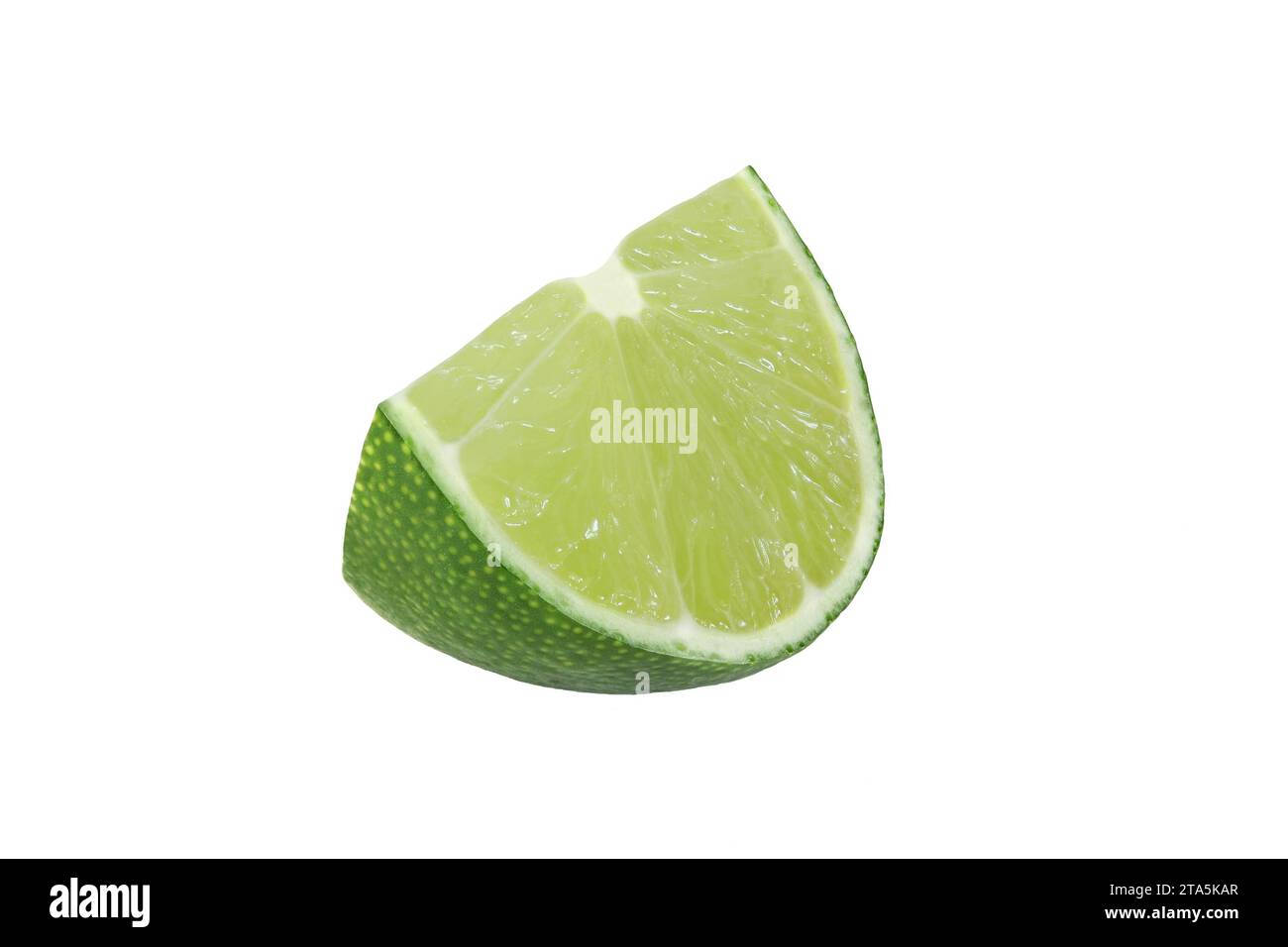 cut lime fruits isolated on white background with clipping path Stock ...