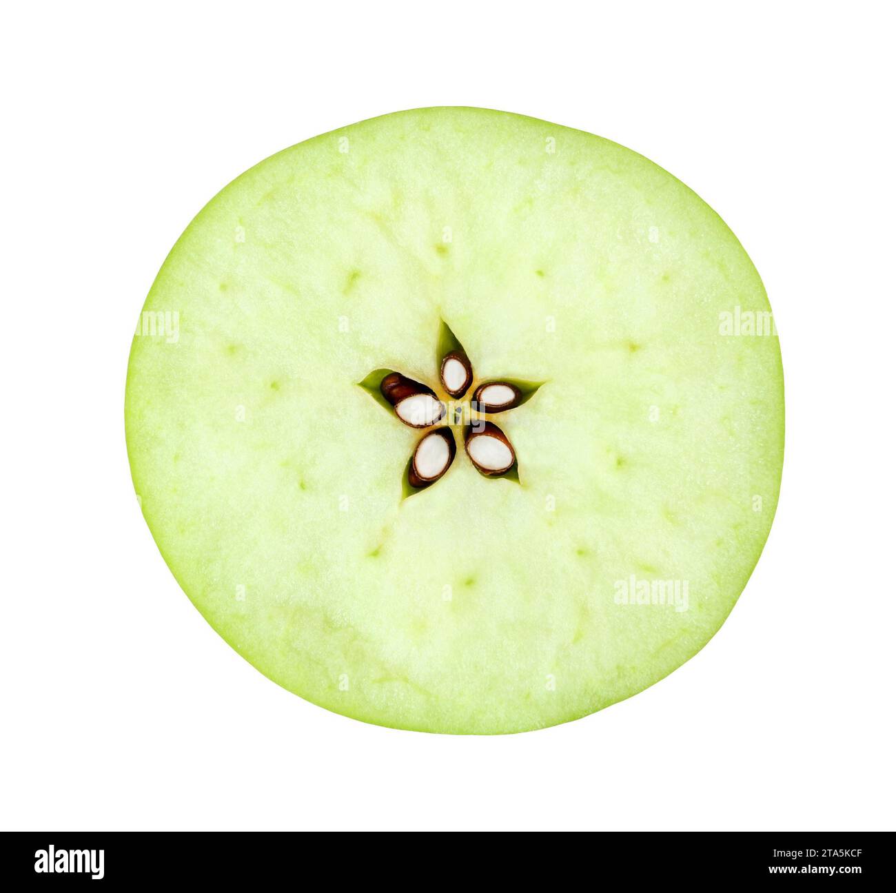 cut the apple isolated on white background with clipping path Stock ...