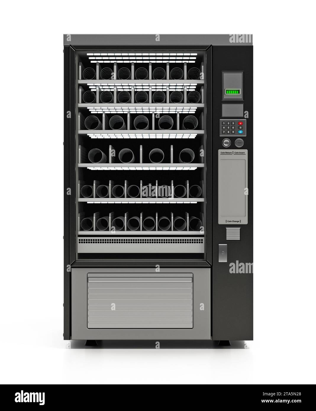 Vending machine isolated on white background. 3D illustration Stock Photo - Alamy