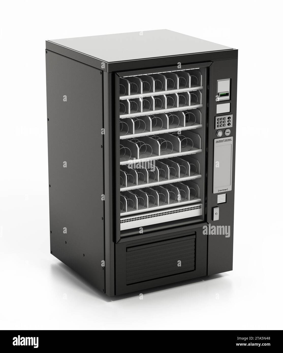 Vending machine isolated on white background. 3D illustration Stock Photo - Alamy