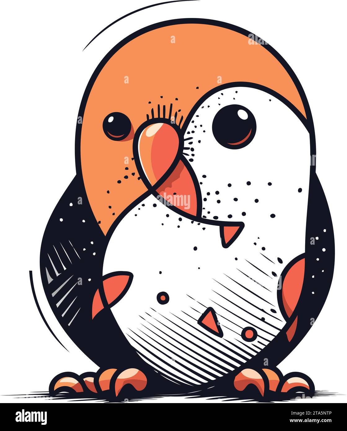 Cute Penguin Cartoon Wallpaper