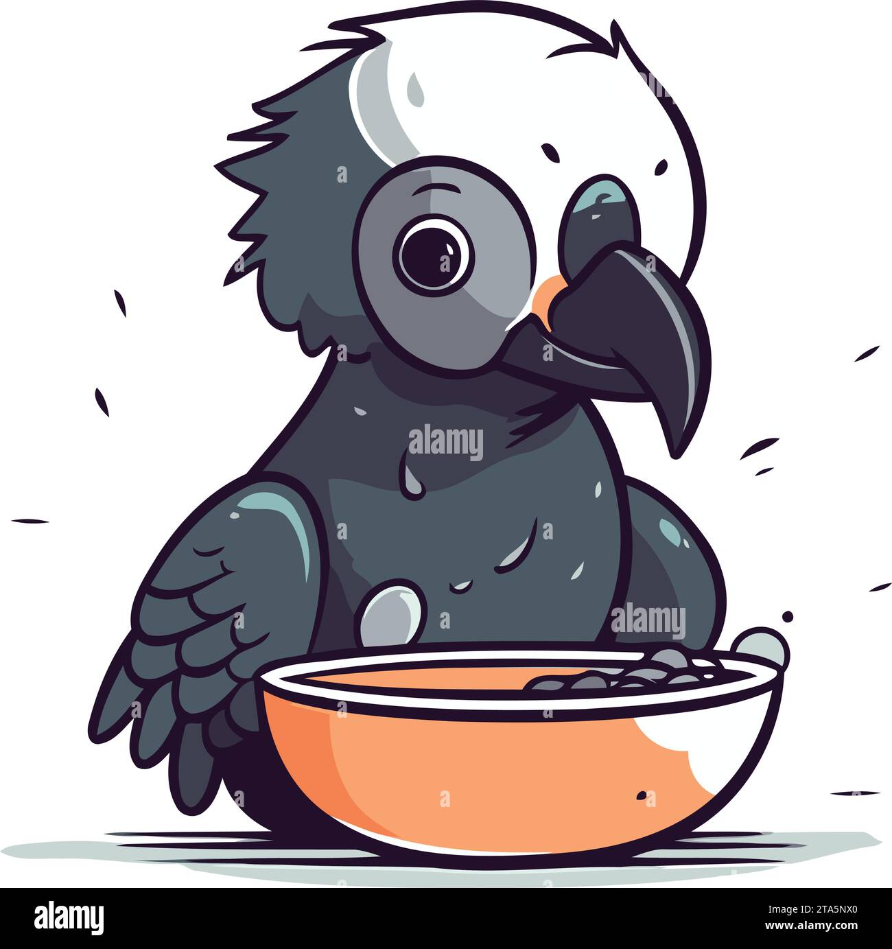Food parrot Stock Vector Images - Alamy