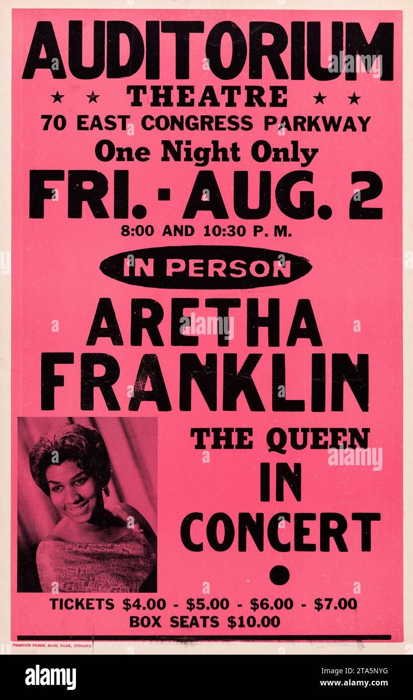 Aretha poster hi-res stock photography and images - Alamy