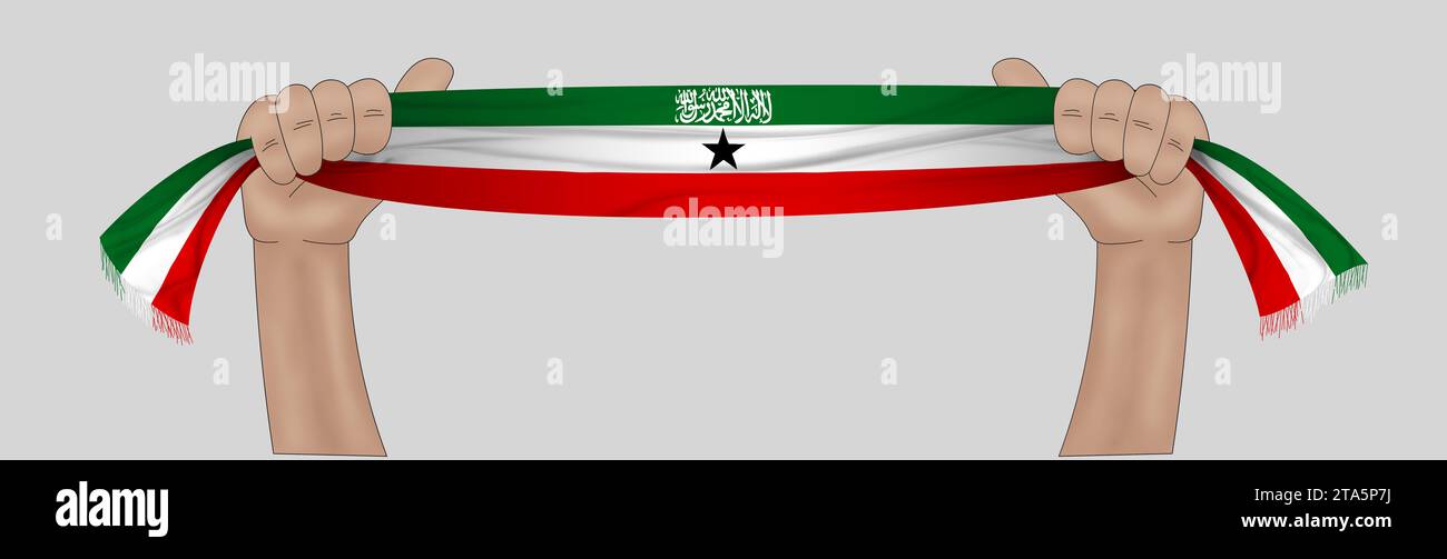 Fabric flag of the somaliland hi-res stock photography and images - Alamy