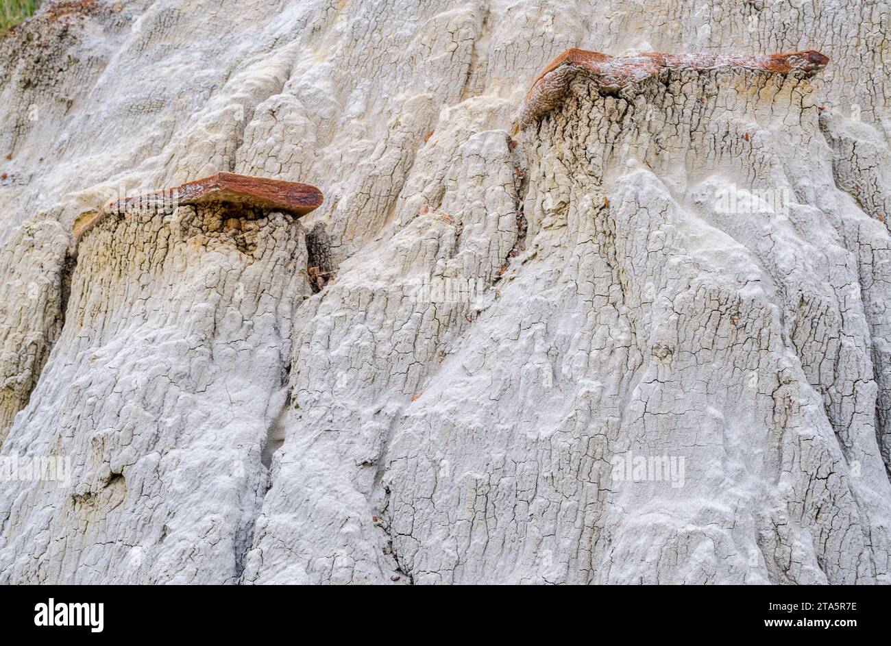 The Badlands at the North Unit of Theodore Roosevelt National Park in ...