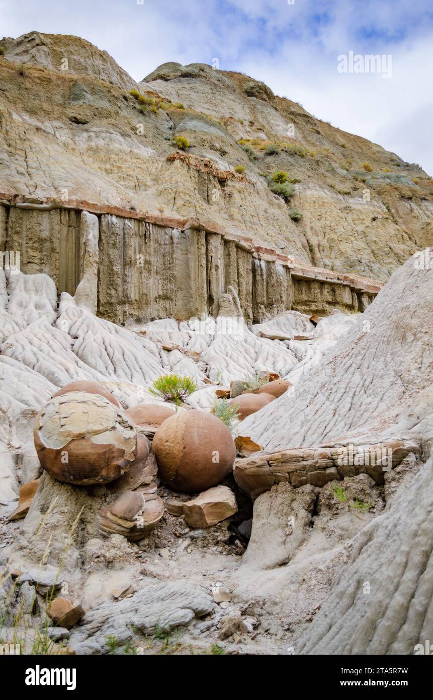 Large Spherical Boulder Rocks Also Known as Concretions at Theodore ...