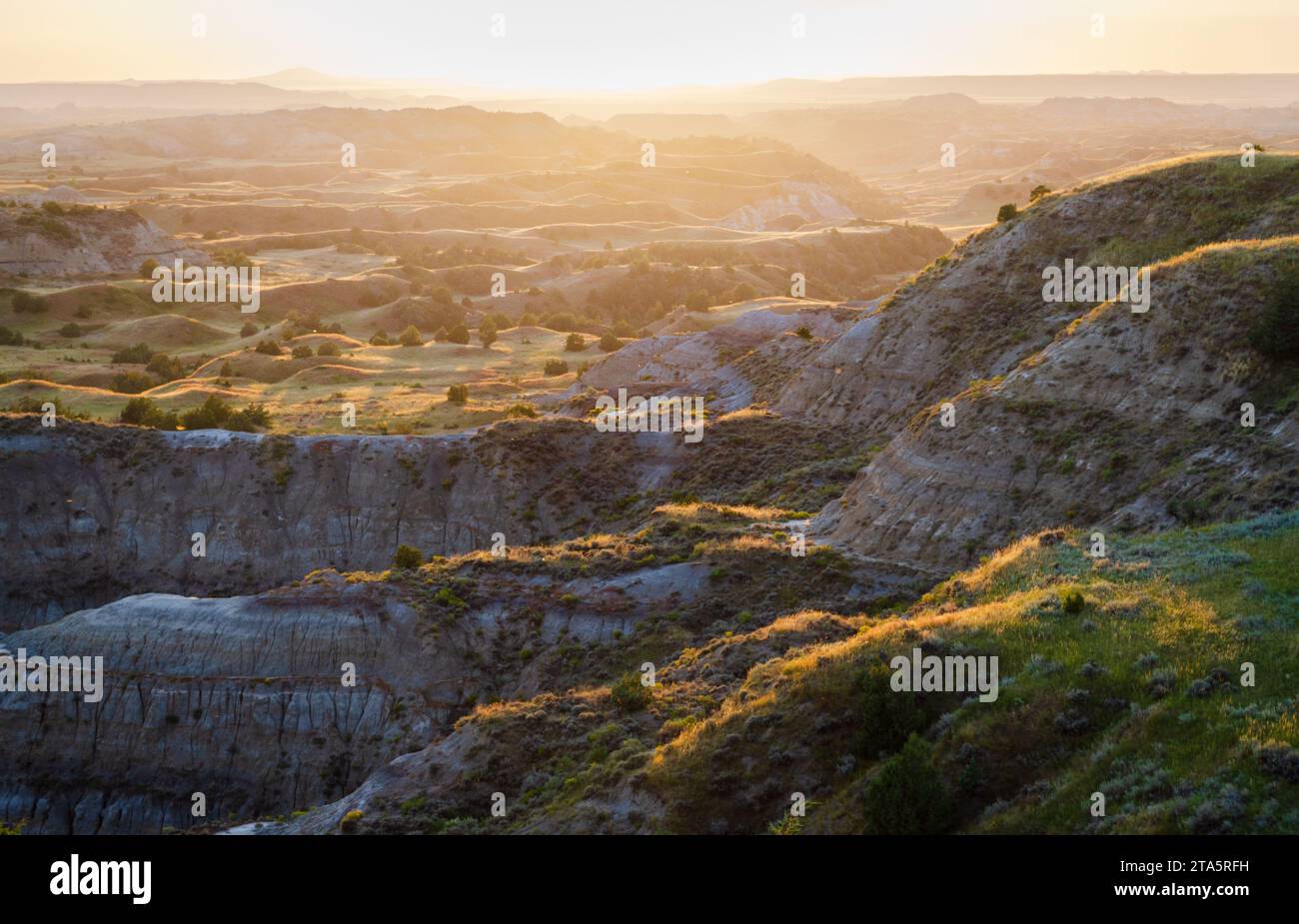 Theodore Roosevelt National Park in Western North Dakota Stock Photo ...