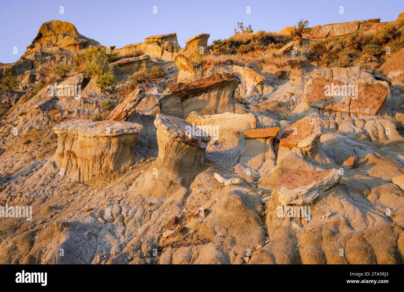 Theodore Roosevelt National Park in Western North Dakota Stock Photo ...