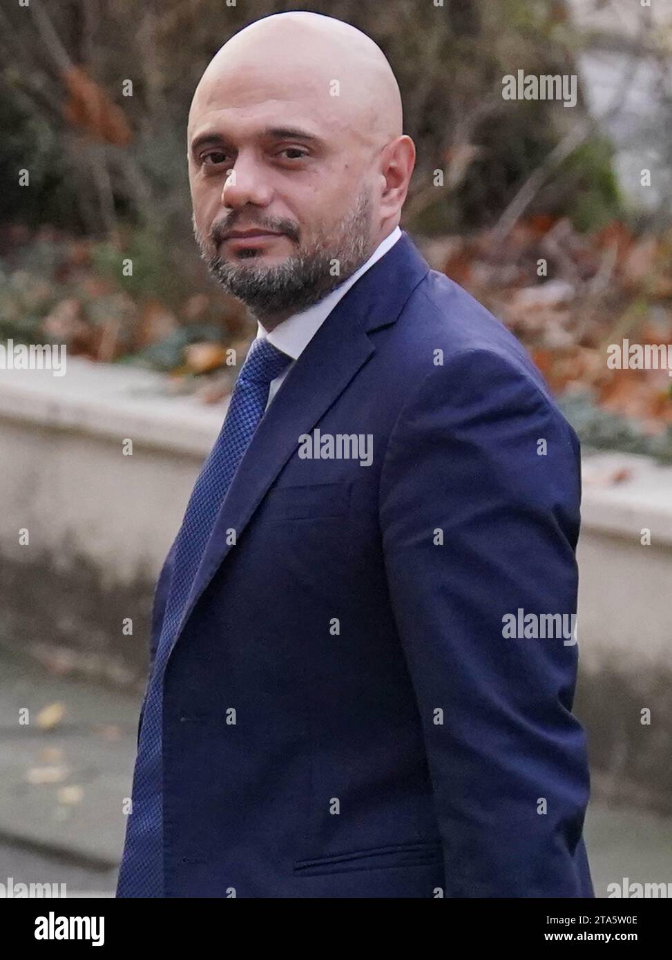 Former health secretary Sajid Javid arrives to give evidence to the UK ...