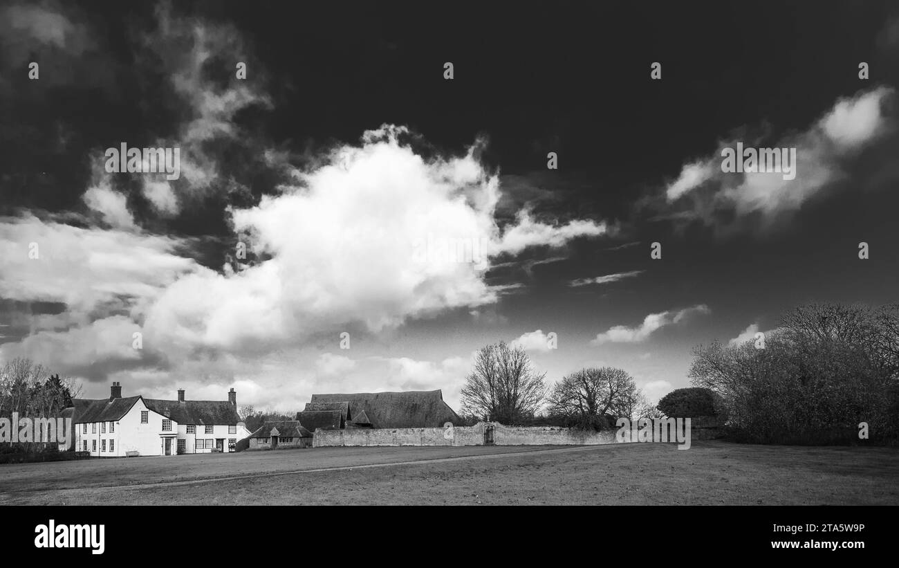 Cressing Temple Barns Stock Photo - Alamy