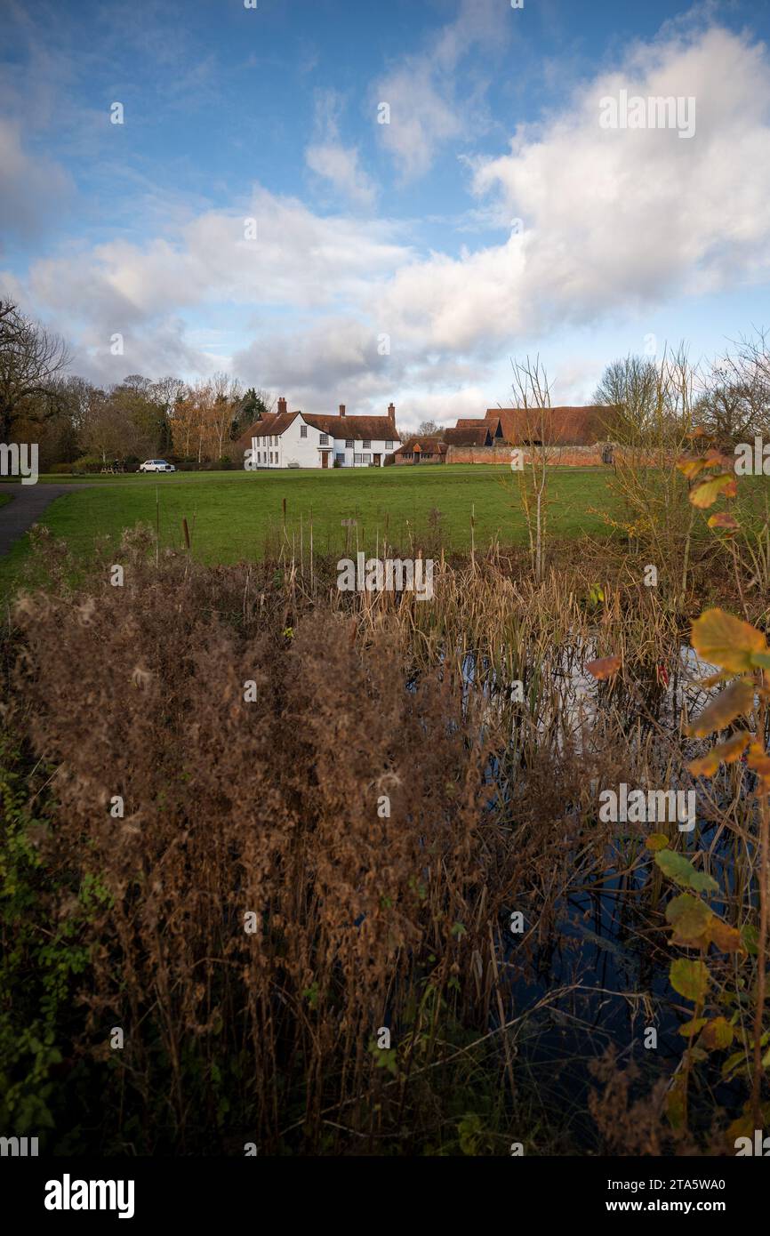 Cressing Temple Barns Stock Photo - Alamy
